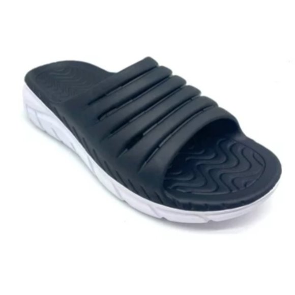 Avia | Shoes | Avia Sandals Womens Black Recovery Slides Hightail ...